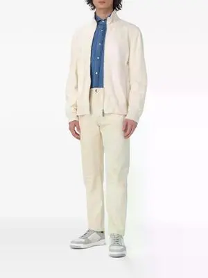 Brunello Cucinelli White Zip-up Jacket - Neutrals