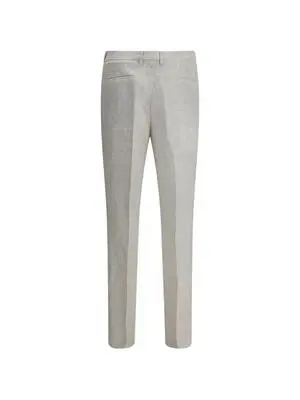Brunello Cucinelli Check Pattern Tailored Trousers