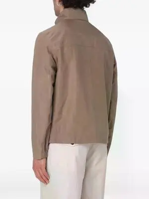 Brunello Cucinelli Zip-up High-neck Jacket - Neutrals