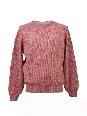 Brunello Cucinelli Ribbed-knit Raglan-sleeve Sweater