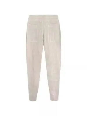 Brunello Cucinelli Ribbed-knit Track Pants