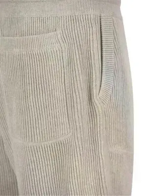 Brunello Cucinelli Ribbed-knit Track Pants