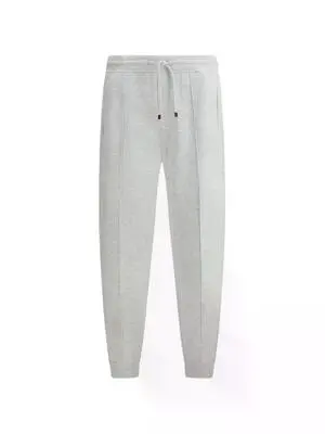 Brunello Cucinelli Tailored-pleat Track Pants - Grey