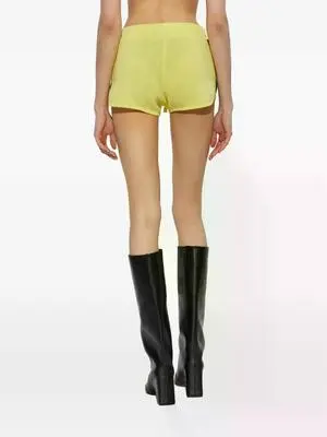 Attico Logo Embroidered Side Stripe Shorts