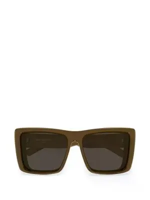 Saint Laurent Howl Square-frame Sunglasses - Brown