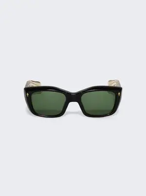 JACQUES MARIE MAGE Corniche Etna Rectangular Sunglasses