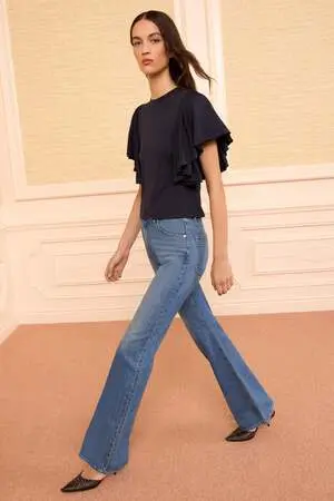 Ulla Johnson Cordelia Cotton Top - Midnight