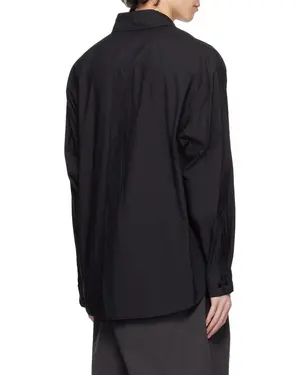 LEMAIRE Double-pocket Shirt - Black