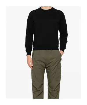 TOM FORD Logo Patch Crewneck Sweatshirt