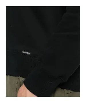 TOM FORD Logo Patch Crewneck Sweatshirt