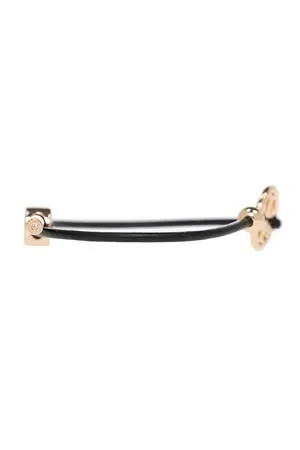Tory Burch Miller Logo Plaque Adjustable Bracelet - Black