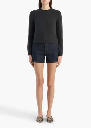Khaite Danya High-waisted Denim Shorts - Benson