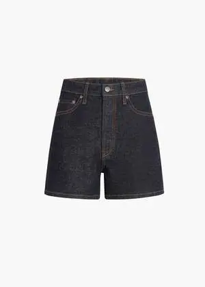 Khaite Danya High-waisted Denim Shorts - Benson