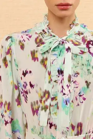 Ulla Johnson Viola Silk Mini Dress