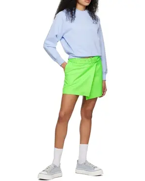 AMI Paris Organic Cotton Sweatshirt With Tonal Logo