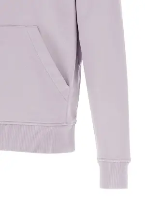 AMI Paris De Coeur Logo Embroidered Hoodie - White