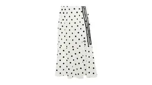 Adidas Sheer Polka Dots Skirt - Off White
