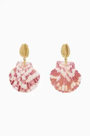 ULLA JOHNSON Ulla Johnson Mixed Shell Drop Earrings