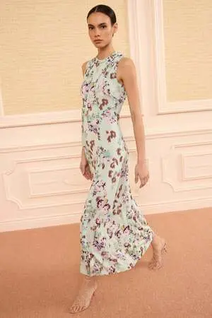 Ulla Johnson Isabelle Midi Dress In Floral