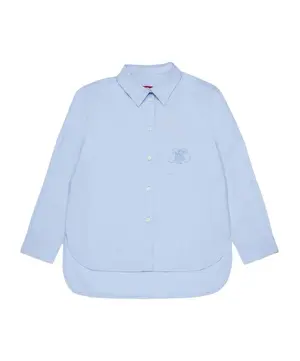 MAXCO. Max&co. Embroidered Cotton Shirt With Classic Collar