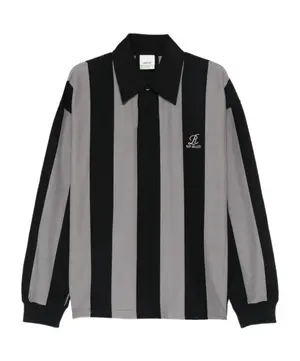 AGOLDE Long-sleeved Polo Shirt - Gray