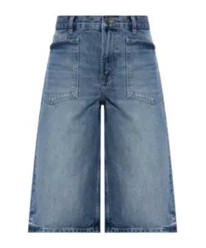 Samsøe Samsøe Saveyra Denim Bermuda Shorts - No