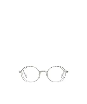 KUBORAUM Maske H11 Round Frame Eyeglasses - Silver