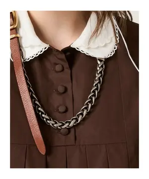 Miu Miu Poplin Dress - Ebony