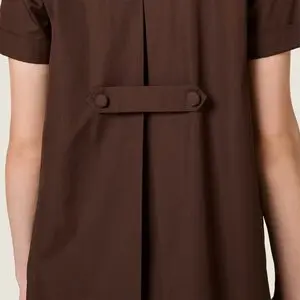 Miu Miu Poplin Dress - Ebony