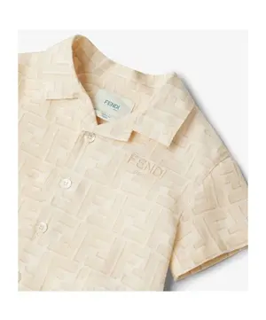Fendi Ff Logo Print Short-sleeve Shirt