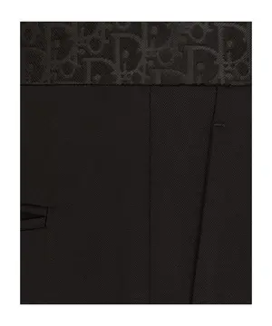 Dior Oblique Wool And Silk Jacquard Trousers