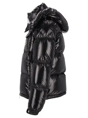 Moncler Montbeliard Short Down Jacket With Hood - Black