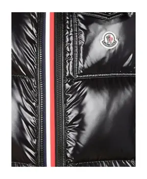 Moncler Montbeliard Short Down Jacket With Hood - Black
