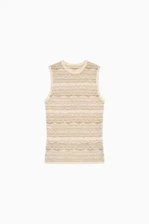 Ulla Johnson Alisa Knit Top - Conch
