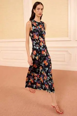 Ulla Johnson Isabelle Jersey Midi Dress - Nocturne