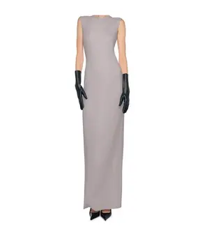 Women's Sleeveless Maxi Dresses with Slit