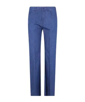 Aspesi Tailored Denim Trousers - Blue