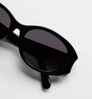 Dior Full-rimmed Oval Sunglasses With Gold Tone Cd Logo