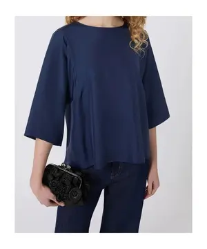 Max Mara Bat-sleeve Blouse