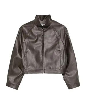LOW CLASSIC Paneled Leather Jacket