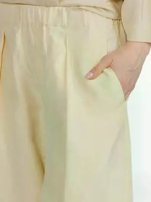 CORTANA Mel Pleated Trousers - Neutrals