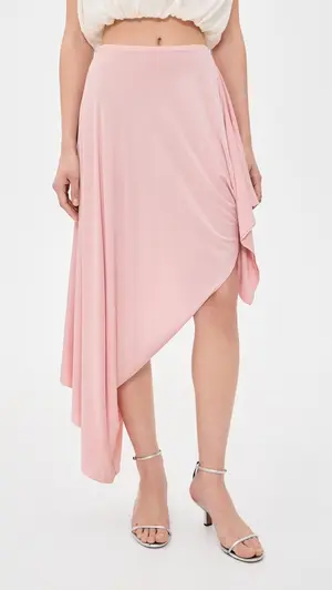 MAISON MARGIELA Asymmetrical Midi Skirt