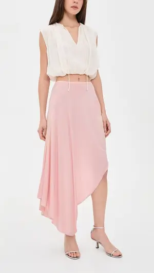 MAISON MARGIELA Asymmetrical Midi Skirt