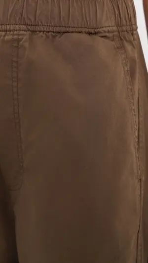 Tibi Garment Dyed Silky Cotton Winslow Pull-on Pants
