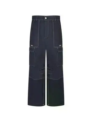 CARRER Contrast-stitch Cargo Pants