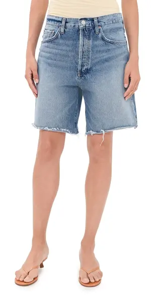 AGOLDE Indra Baggy Denim Shorts - Journal
