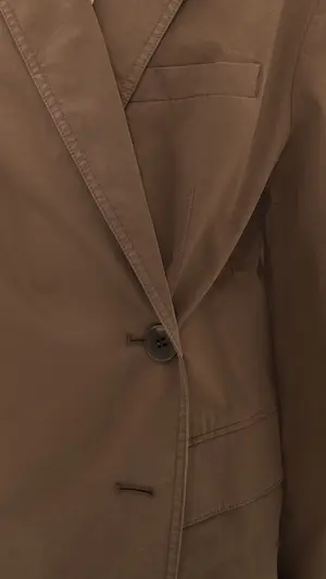 Tibi Garment Dyed Cotton Liam Blazer
