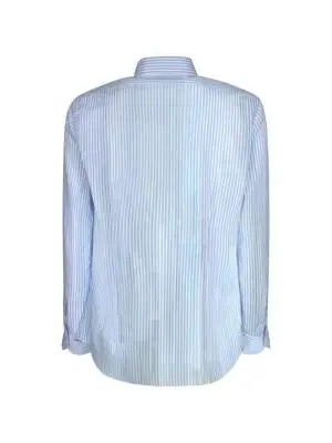 DELL'OGLIO Vertical-stripe Long-sleeve Shirt