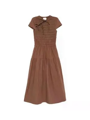 Damson Madder Paneled Day Dresses