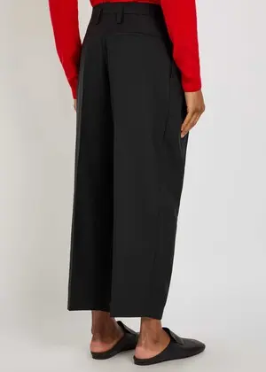 JIL SANDER Pleated Virgin Wool Trousers